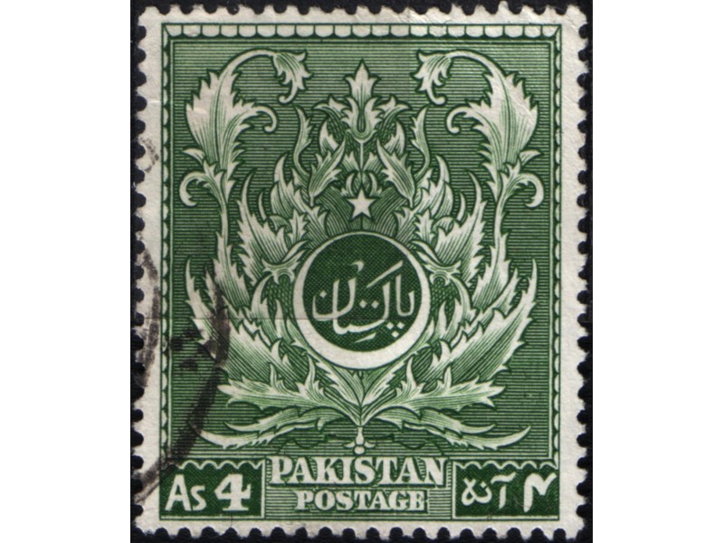 kt582o 14.avg1951 Pakistan Mi58(-o-)1/8