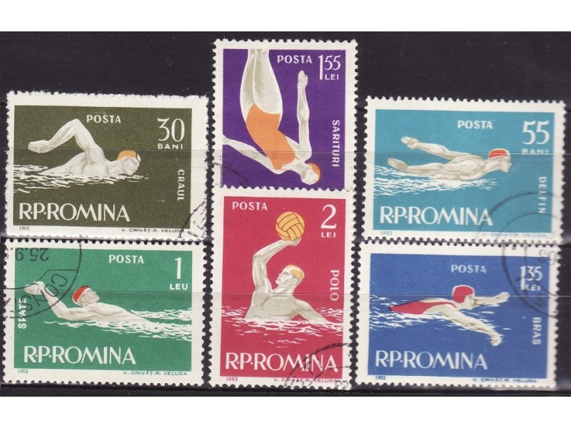 Rumunija - vodeni sportovi 1963.