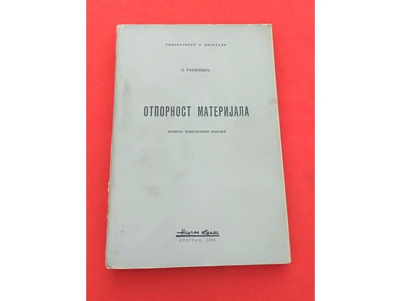 Otpornost materijala D:Rašković