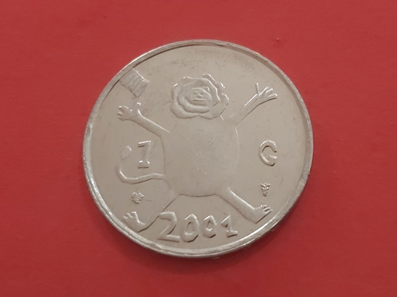 Holandija - 1 cent 2001 god jubilarna