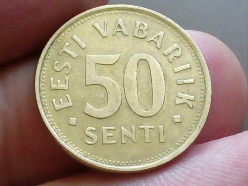 Estonija, 50 senti 1992