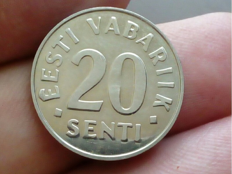 Estonija, 20 senti 1999