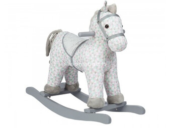 KikkaBoo igračka sa ljuljanjem i muzikom horse white ( KKB40012 )