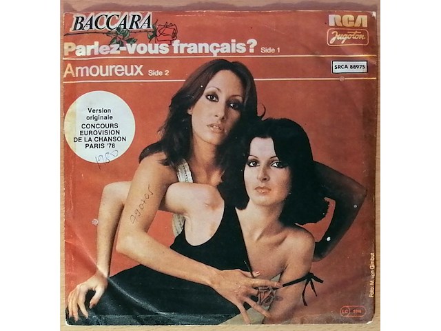 SP BACCARA - Parlez-vous Français? / Amoureux (`78) VG+