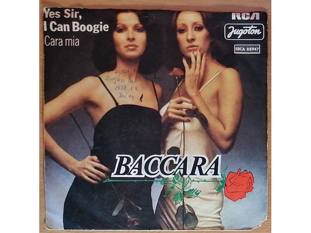SP BACCARA - Yes Sir, I Can Boogie (1977) 1. press, VG