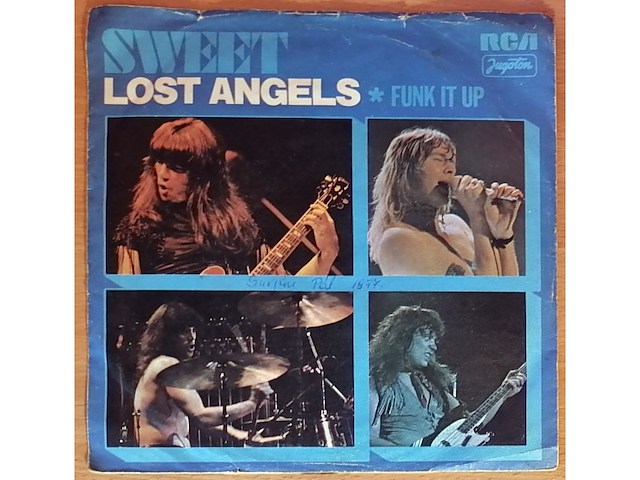 SP SWEET - Lost Angels / Funk It Up (1976) 1.pres, G/VG