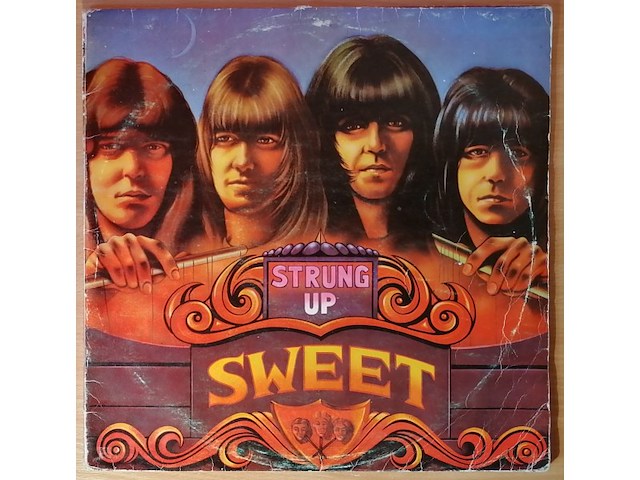 2LP SWEET - Strung Up (1977) 2. pressing, VG-/VG