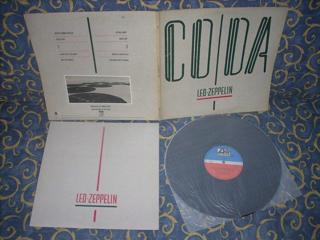 Led Zeppelin ‎– Coda LP Suzy 1983. Vg+