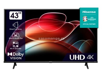 43" 43A6K 4K UHD Smart TV