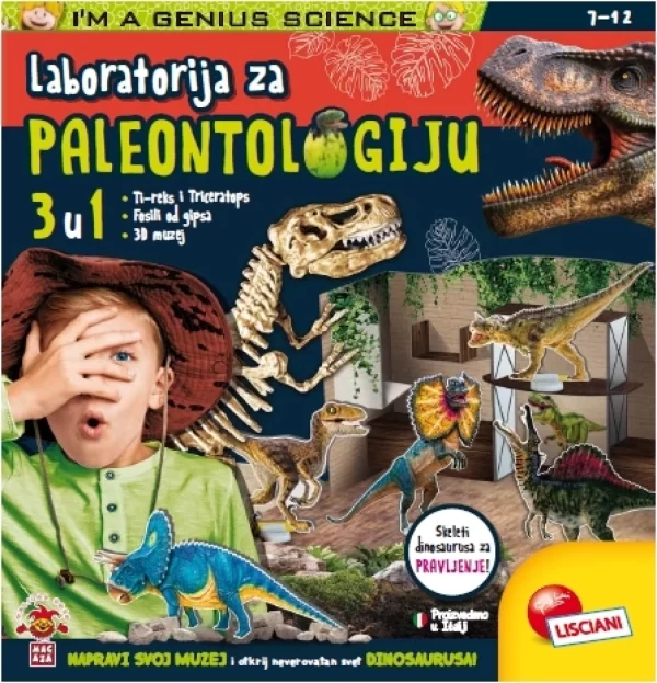 MALI GENIJE LABORATORIJA PALENTOLOGIJE 3U1 52374