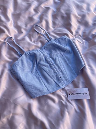 Baby blue corset