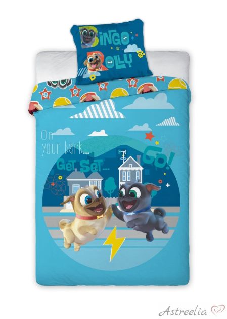 Posteljina za decu Disney Puppy Dog Pals 160×200+70x80cm