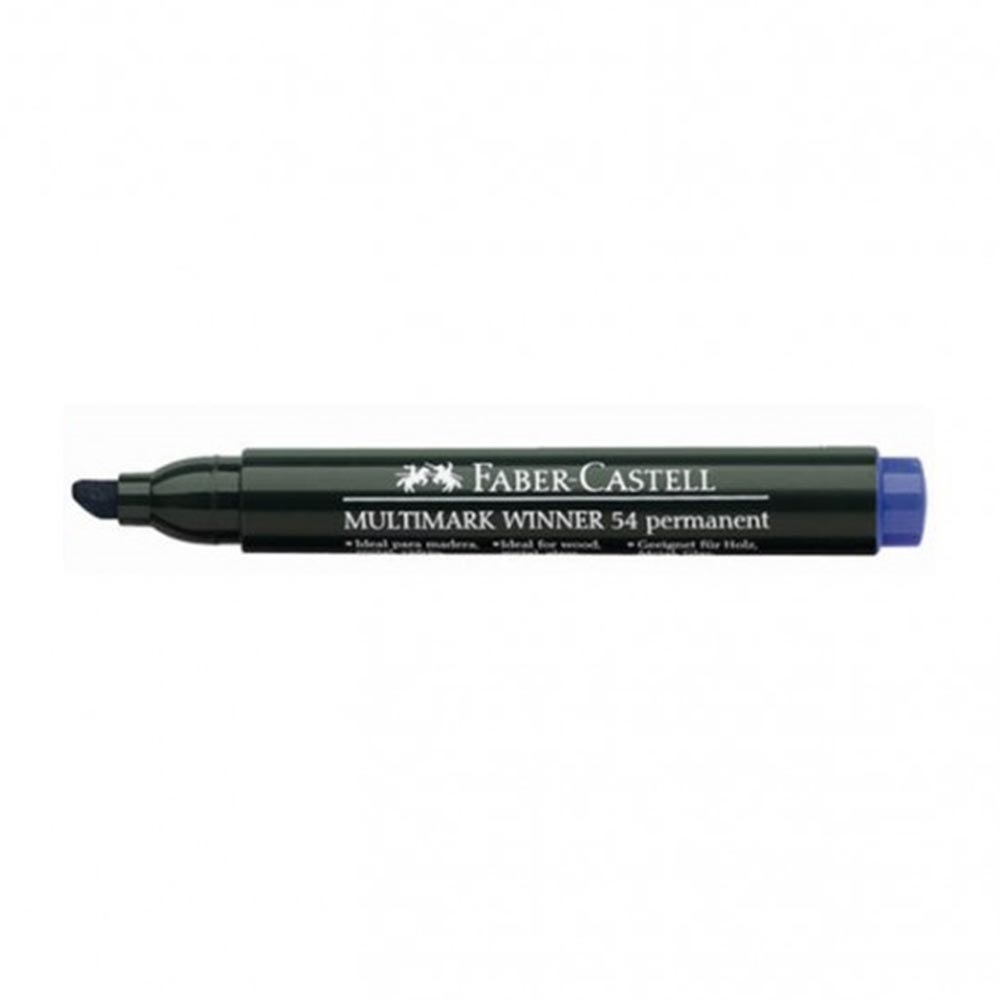 Permanent Marker Faber Castell plavi kosi vrh 54 08231 (157951)