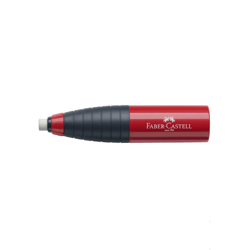 Rezač – gumica u olovci Faber Castell crv/pl (1/12) 184401