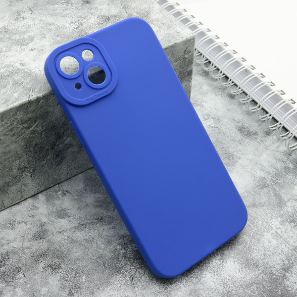 Futrola Silikon Pro Camera za iPhone 15 Plus (6.7) tamno plava