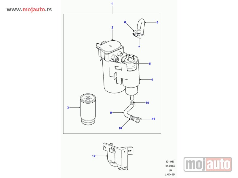 Land Rover Freelander 2.0D Pumpa Goriva 00-06, NOVO