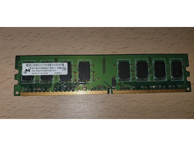 RAM DDR2 MICRON 1 x 2 Gb@ 800 Mhz