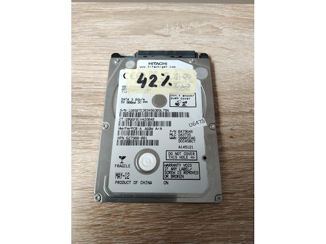 Hard disk za laptop Hitachi 320Gb Z7K320-320 sata