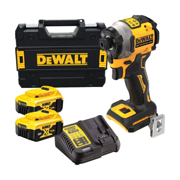 DeWalt DCF850P2T Akumulatorski udarni odvrtač, 2×5,0 Ah XR + T-STAK kofer