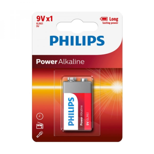 BATERIJA PHILIPS 6LR61 9V / 1 kom.