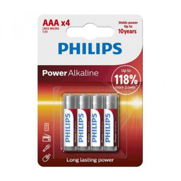 BATERIJA PHILIPS AAA LR03 / 4 kom.