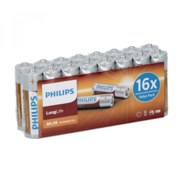 BATERIJA PHILIPS AA R6 / 16 kom.