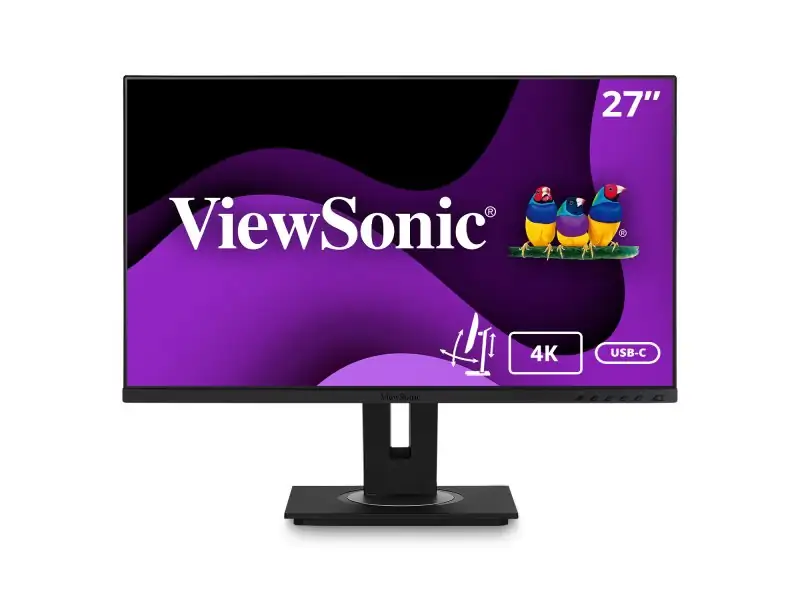 VIEWSONIC MONITOR 27 VIEWSONIC VG2756-4K 3840×2160 4K UHD IPS 5MS 60HZ 2X HDMI DP 3X USB 3.2 PIVOT ZVUČNICI