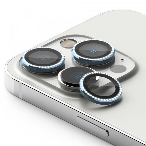 Zastita za kameru DIAMOND za iPhone 15 Pro (6.1)/iPhone 15 Pro Max (6.7) plava