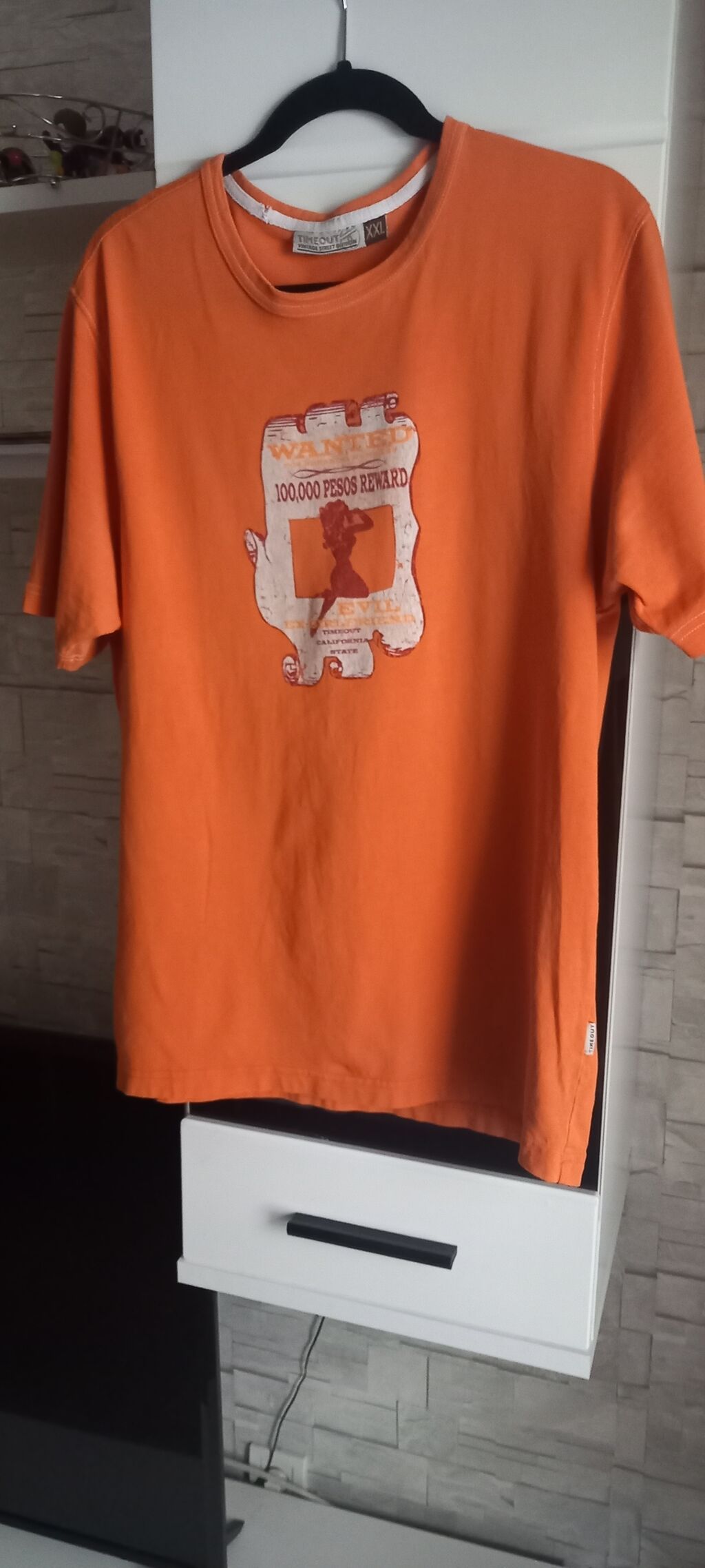 Men's T-shirt 2XL (EU 44), bоја - Narandžasta