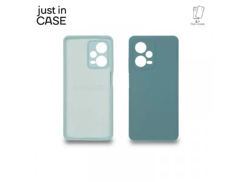 JUST IN CASE 2U1 EXTRA CASE MIX PLUS PAKET MASKI ZA TELEFON ZELENI ZA REDMI NOTE 12 PRO PLUS