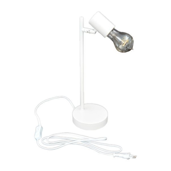 Stona lampa M190121 1xE27 bela