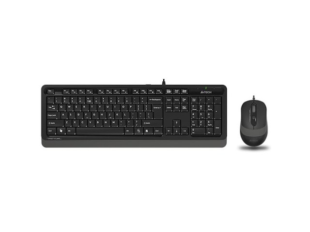 A4-F1010 A4Tech Fstyler tastatura US-LAYOUT + mis USB, Grey