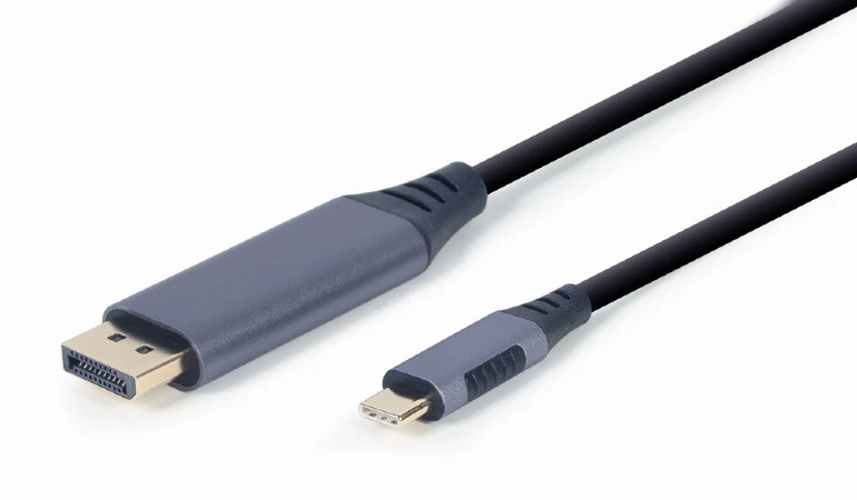 Gembird (CC-USB3C-DPF-01-6) kabl Tip-C (muški) na DisplayPort (muški) 1.8m sivi