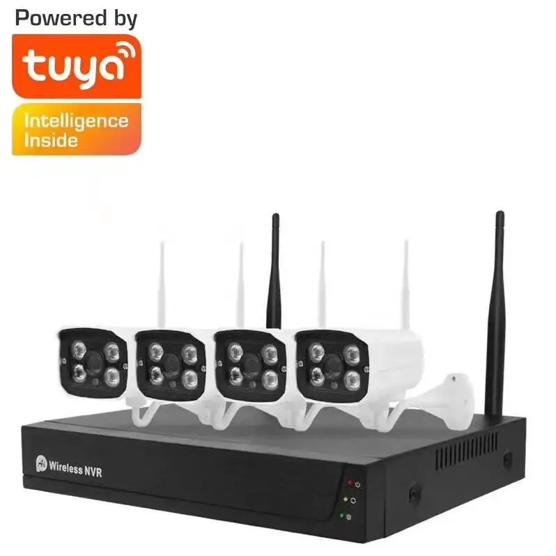 Komplet video nadzor Tuya smart 4 kamere & NVR WIFI snimač & 1TB HD