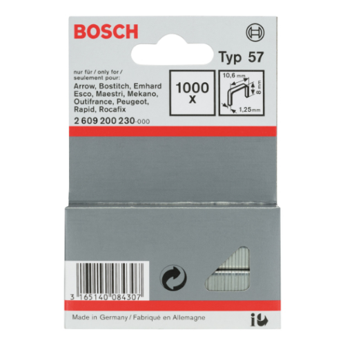Bosch spajalica, tip 57, 10,6x1,25x8mm