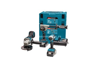 Makita aku LXT set DLX3155TJ - aku. bušilica-odvijač DDF486Z + aku. udarni odvijač DTD153Z + aku....