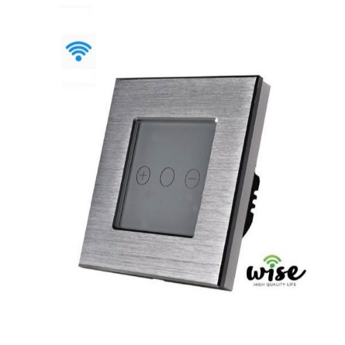 Wise dimer WiFi, aluminijumski panel srebrni