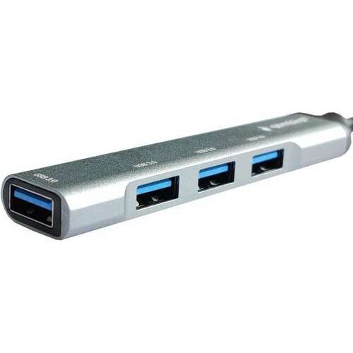 GEMBIRD UHB-U3P4-05 HUB Type-C+A to 4USB3.0 Aluminum