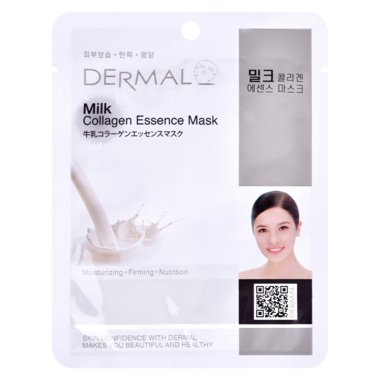 Sheet maska za lice DERMAL Collagen Essence mleko 23g