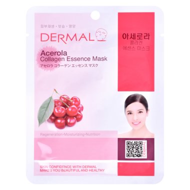 Sheet maska za lice DERMAL Collagen Essence acerola 23g