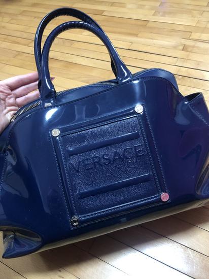Lakovana torba Versace Jeans orginal