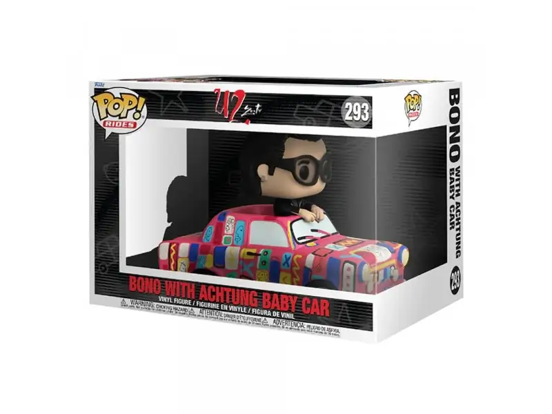 FUNKO POP RIDE SUPDLX: U2-AB CAR /W BONO