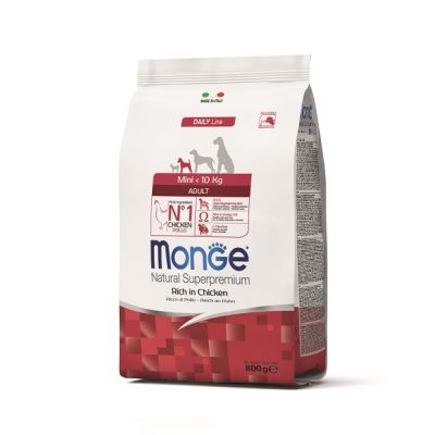 Monge Dog Adult Mini piletina 0.8KG