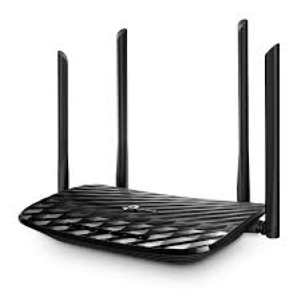 TP-LINK Wi-Fi Ruter AC1200 Dual Band 300Mbps867Mbps (2.4GHz5GHz), 1xWAN, 4xLAN, 4x antene