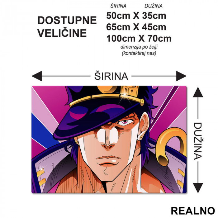 Colors - Face - Jojo's Bizarre Adventure - Podmetač za sto