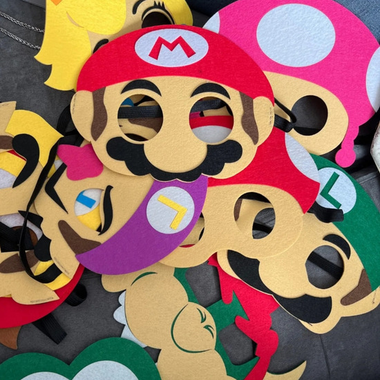 Super Mario i Luigi maske za decu