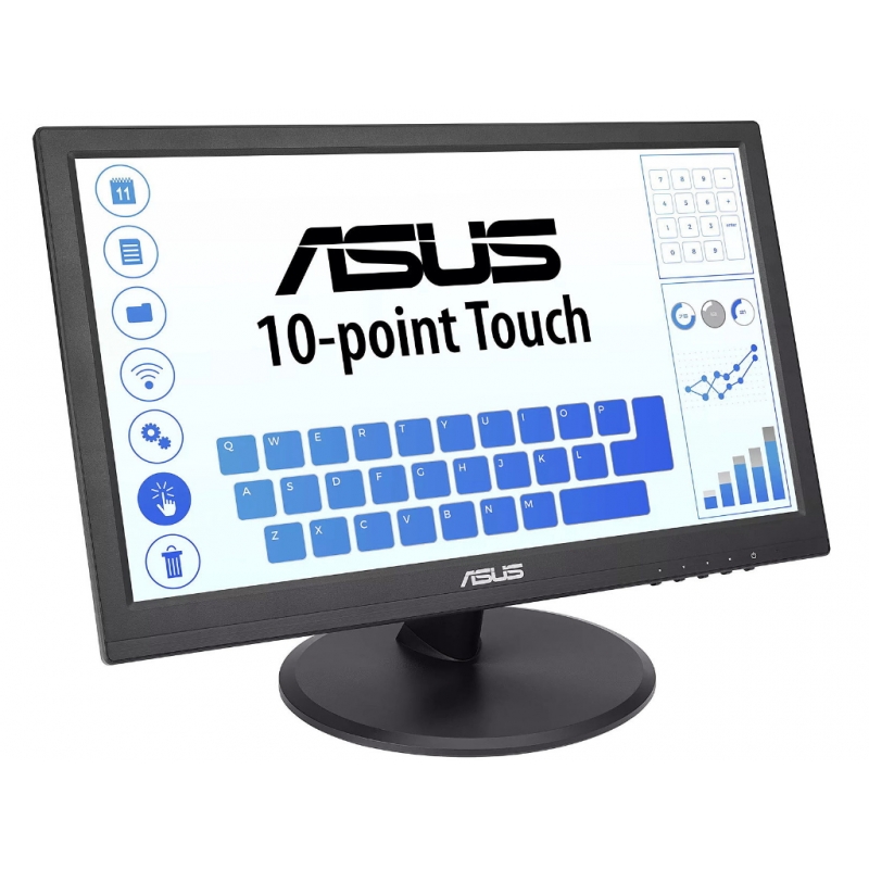 Monitor ASUS VT168HR 15.6"/TN,touch/1366x768/60Hz/5ms GtG/VGA,HDMI/VESA/crna
