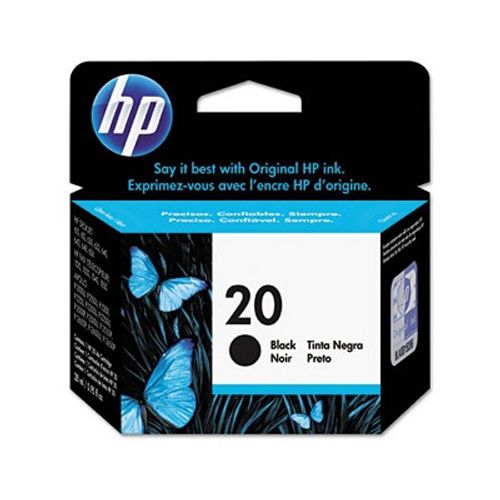 HP ink C6614D blk, No.20