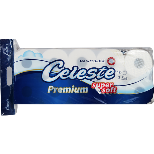 Celeste toalet papir 10/1 Premium, troslojni, 150 listića