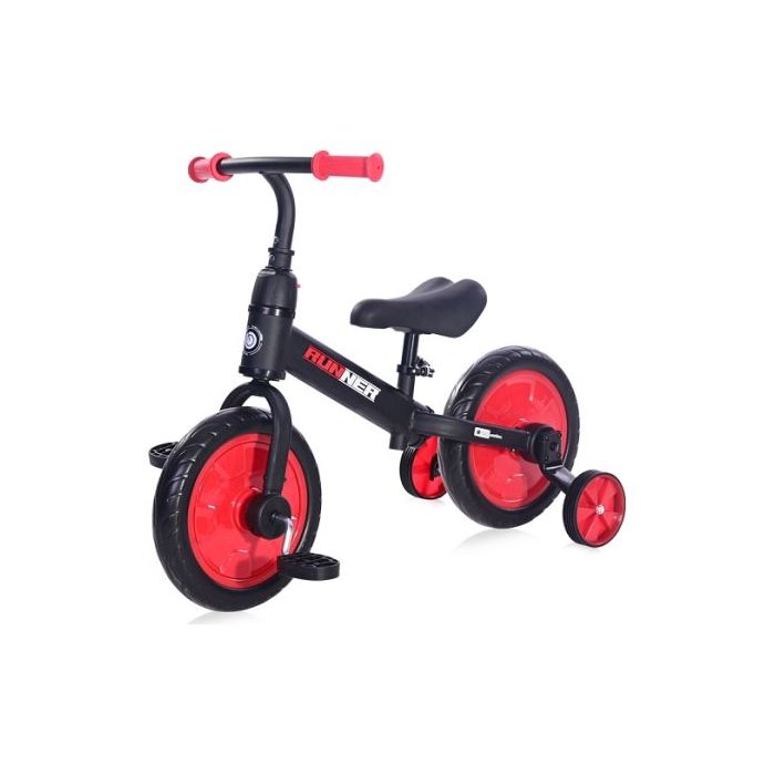 LORELLI BALANCE BIKE RUNNER 2u1 BLACK&RED